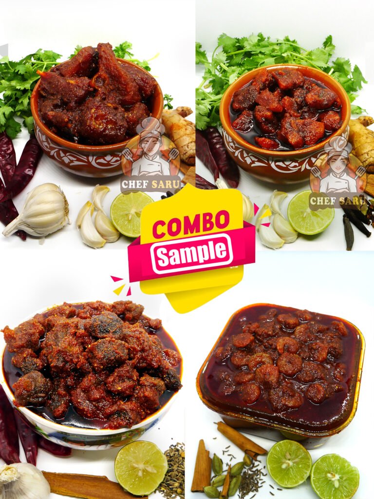 Non-Veg Pickle Combo – Chicken, Fish, Mutton & Prawns